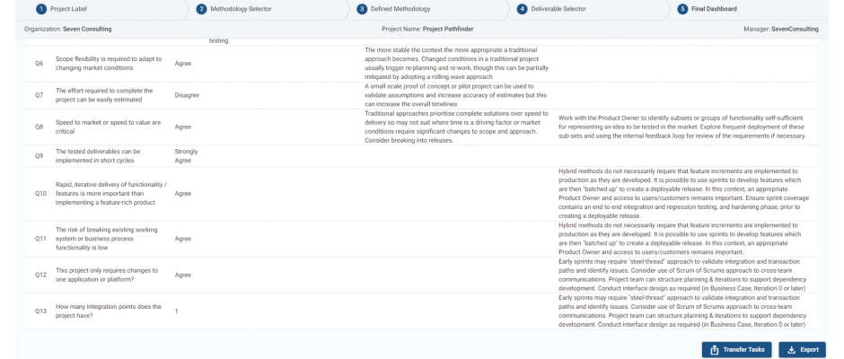 Seven Consulting Project Pathfinder | Seven Consulting